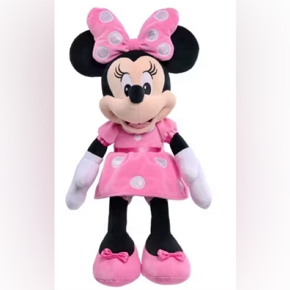 Disney | Toys | Disney 27 Minnie Mouse Pink Plush Toy | Poshmark